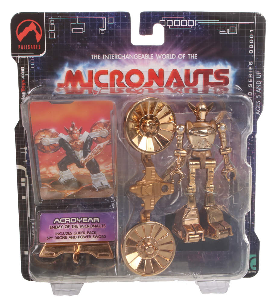 Action Figures Acroyear (gold) (.00001) (Micronauts, Palisades Retro ...