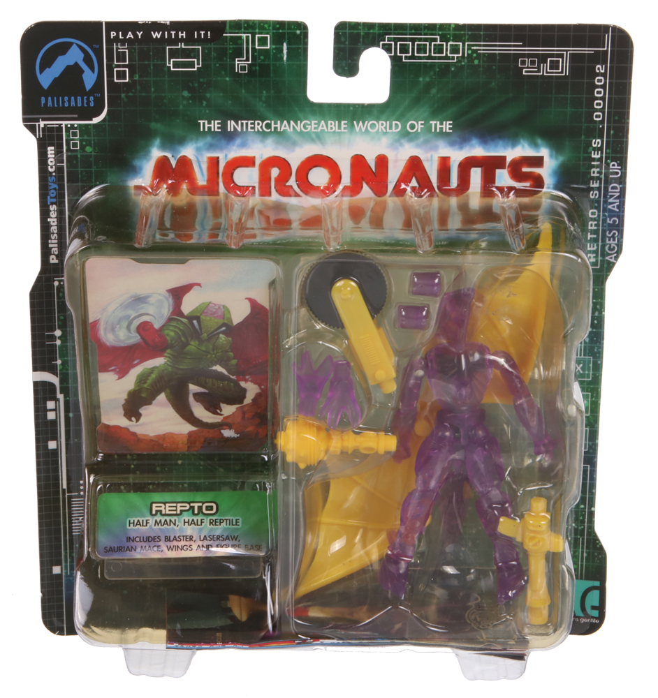 Action Figures Repto (purple) (.00002) (Micronauts, Palisades Retro ...