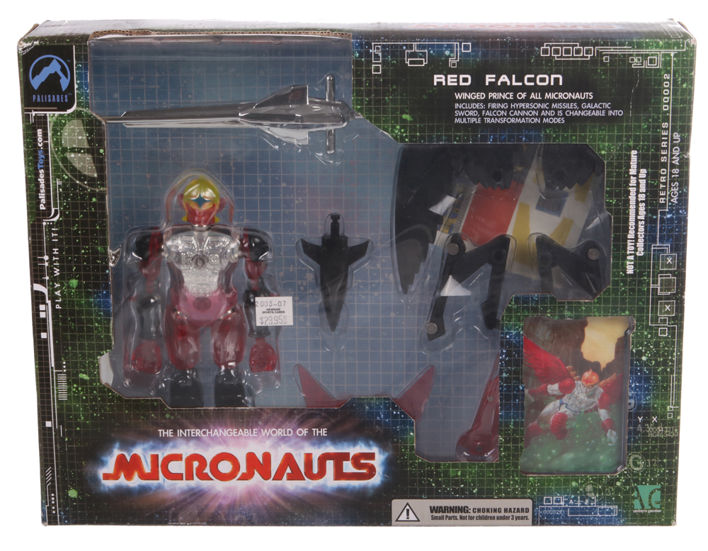 Deluxe Action Figures Red Falcon (red) (.00002) (Micronauts, Palisades ...