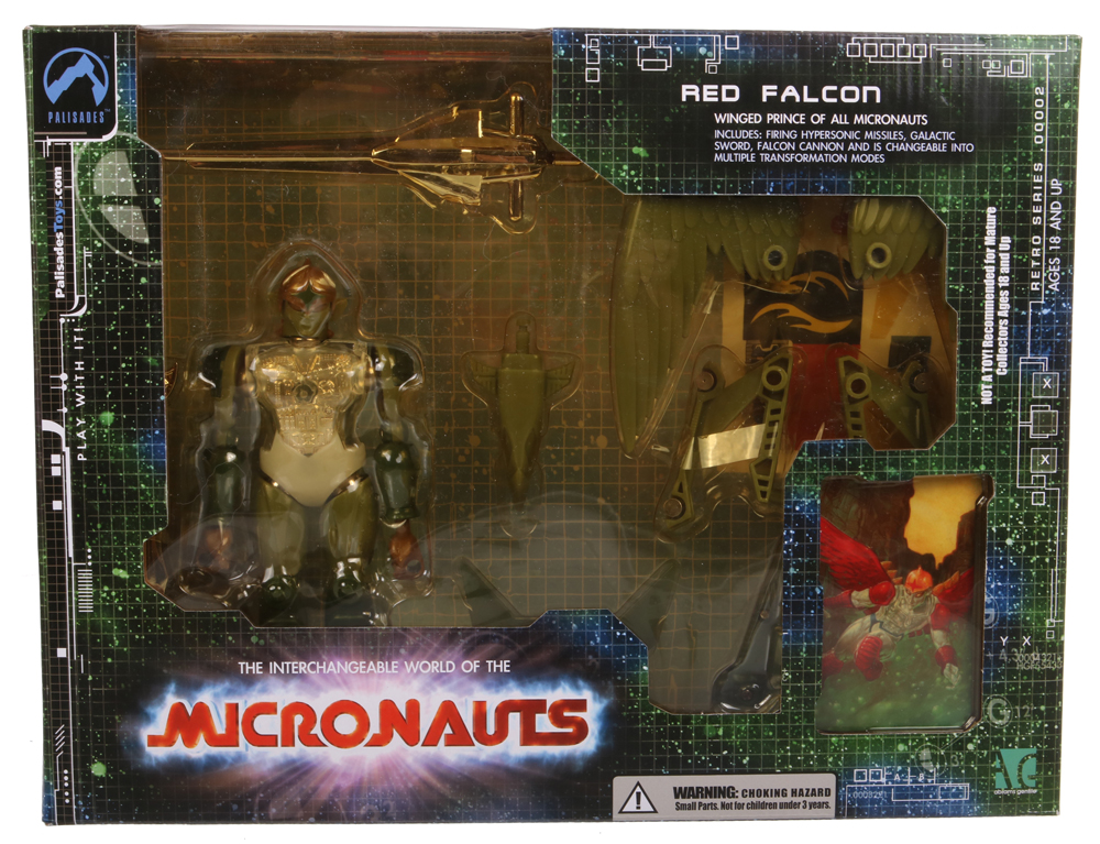 Deluxe Action Figures Red Falcon (green) (.00002) (Micronauts ...