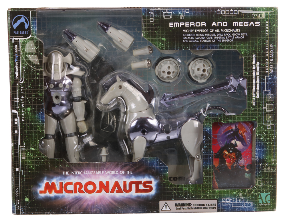 Deluxe Action Figures Emperor and Megas (gray) (.00002) (Micronauts ...