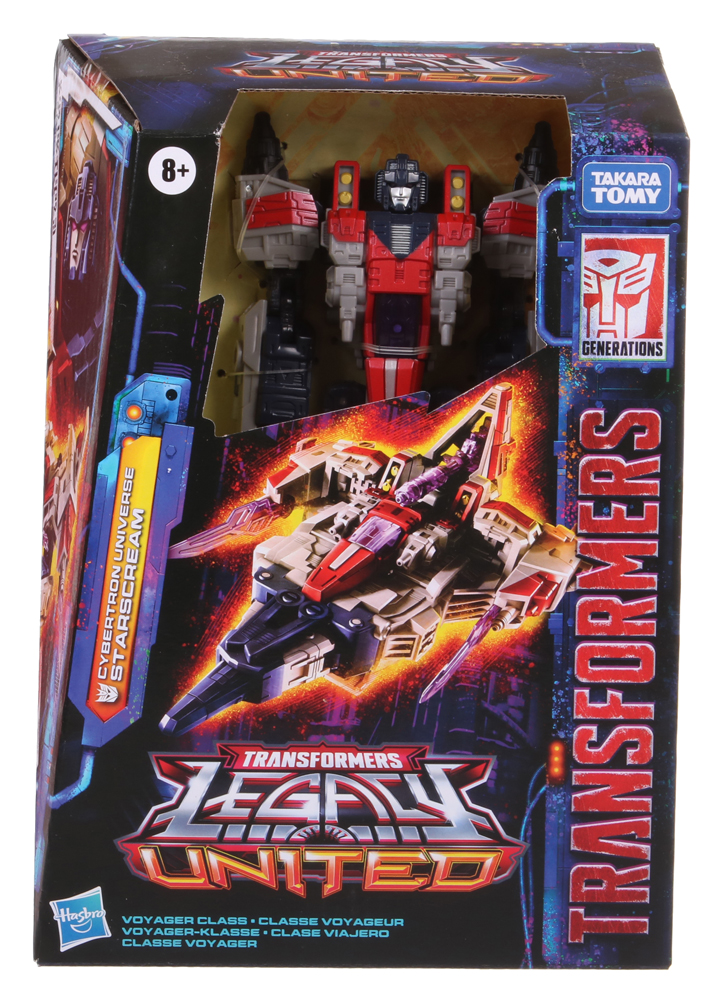 Voyager Class Cybertron Universe Starscream (Transformers, Legacy ...