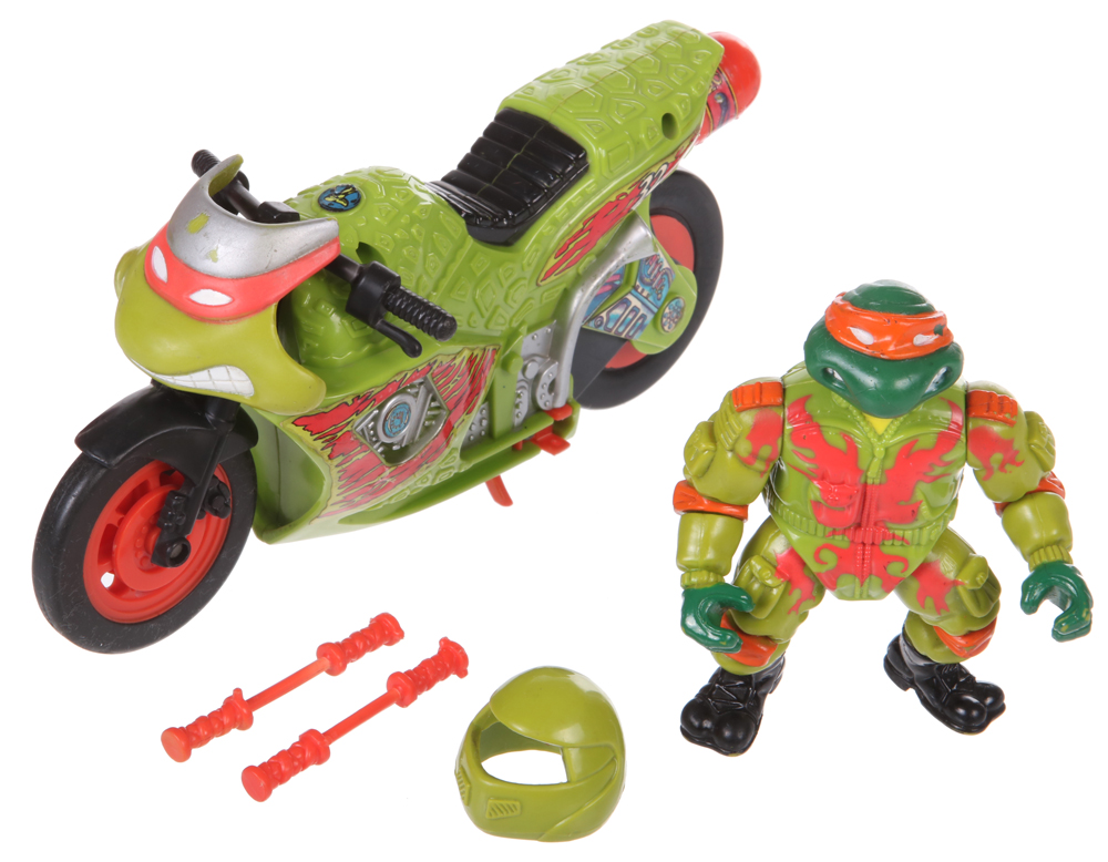 Bodacious Bikers Road Racin' Mike with Kowabunga Bike (Teenage Mutant ...