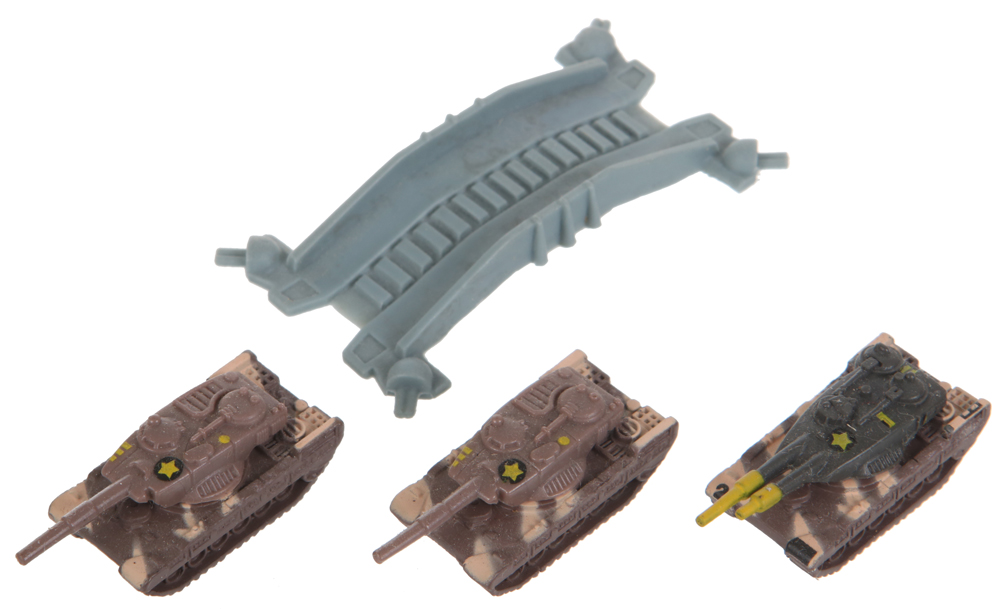 Die-Cast Attack Vehicles V-Rocs Battle Tanks with Armored Bridge (Mega ...
