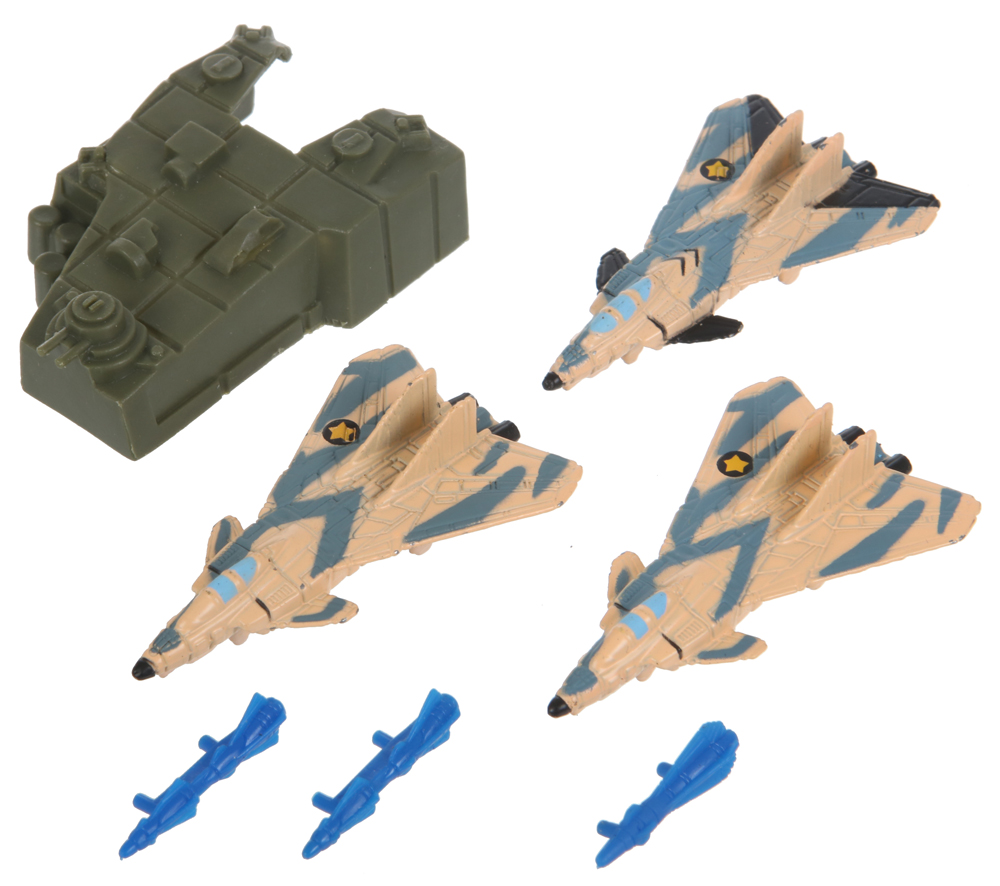 Die-Cast Attack Vehicles V-Rocs Fighter Bombers with Jet Hanger [sic ...