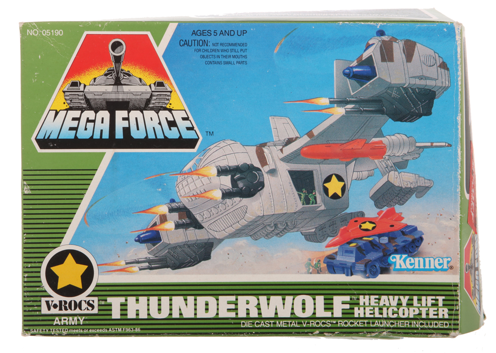 Cruiser Vehicles Thunderwolf Heavy Lift Helicopter (Mega Force, Kenner ...