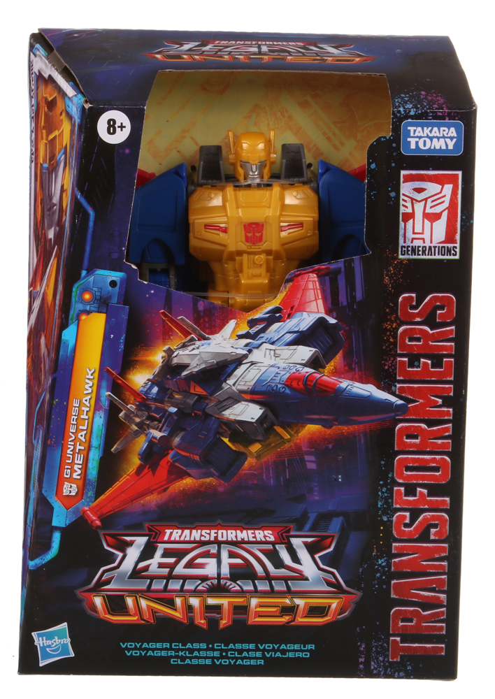 Voyager Class G1 Universe Metalhawk (Transformers, Legacy United ...