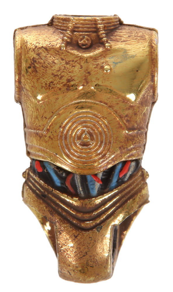 Action Figures C-3PO with Realistic Metalized Body and Cargo Net (Star ...