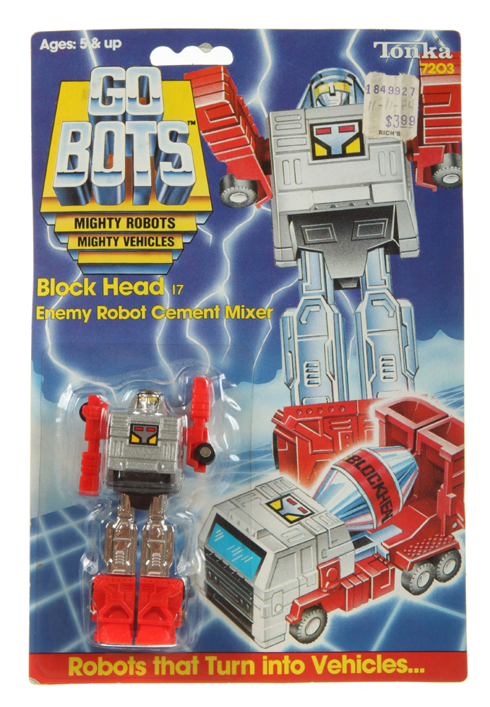Regular Block Head (17) (GoBots, Tonka GoBots, Renegade ...