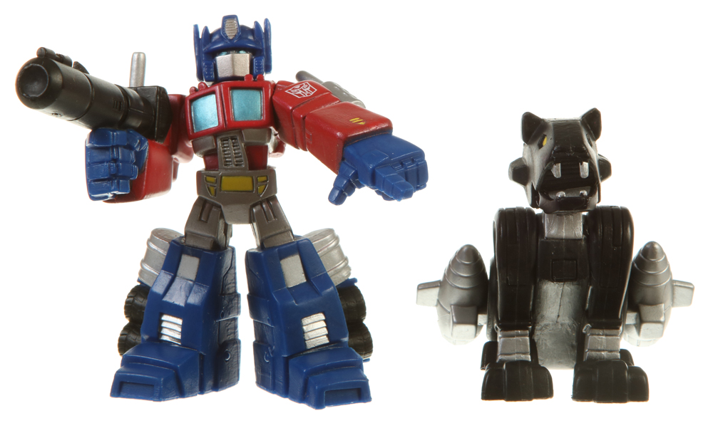 G1 Series Optimus Prime vs. Ravage (Transformers, Robot Heroes, Autobot ...