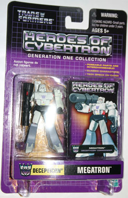 Wave 2 Megatron with plasma weapon (Transformers, Heroes of Cybertron ...