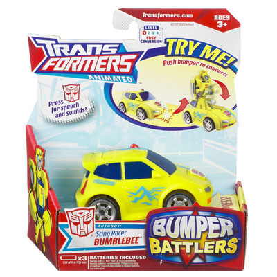 Bumper Battlers Sting Racer Bumblebee (Transformers, Animated, Autobot ...