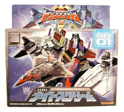 Combat Class Nightscream (SD-01) (Transformers, Superlink, Destron ...