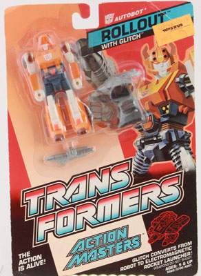 Action Masters Rollout with Glitch (Transformers, G1, Autobot ...