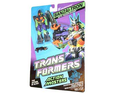 Action Masters Banzai-Tron with Razor-Sharp (Transformers, G1 ...