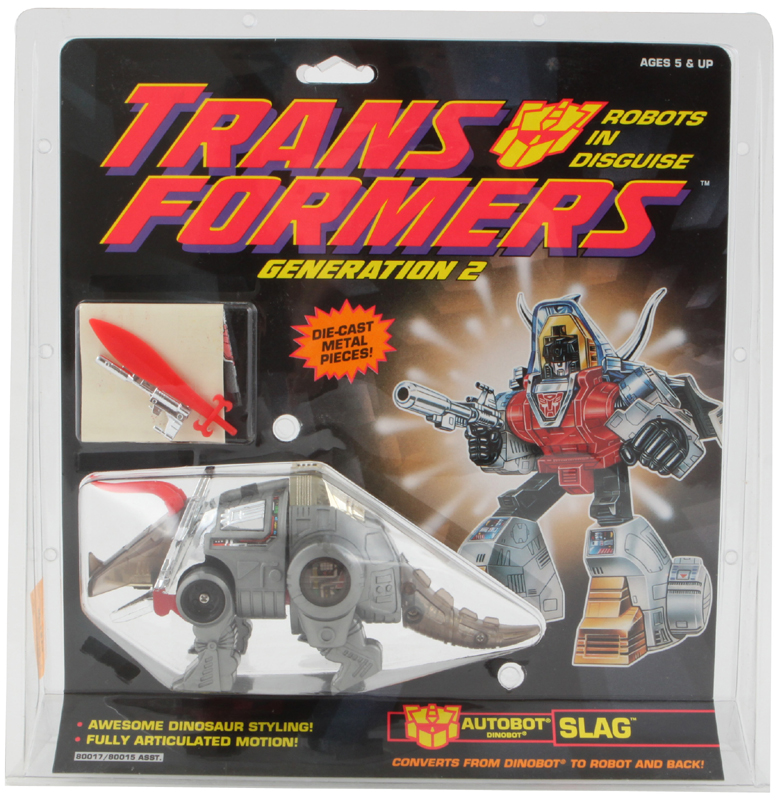 Dinobots Slag (silver) (Transformers, G2, Autobot) | Transformerland ...
