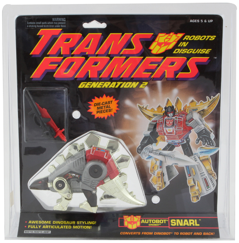 Dinobots Snarl (silver) (Transformers, G2, Autobot) | Transformerland ...