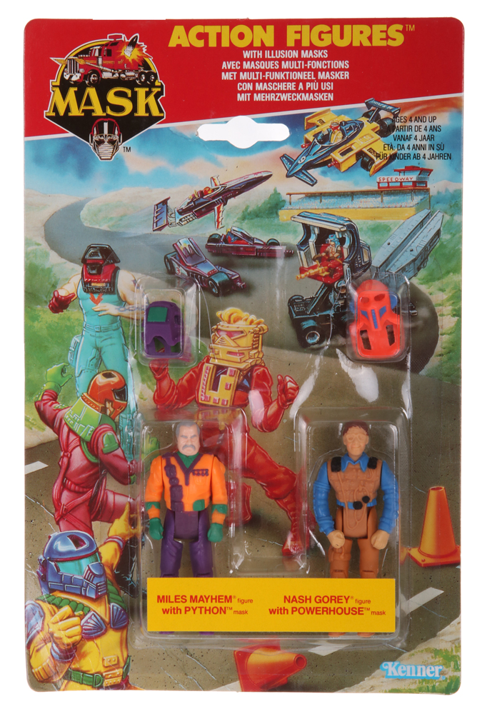 Figure Packs Miles Mayhem and Nash Gorey (M.A.S.K., Original M.A.S.K ...