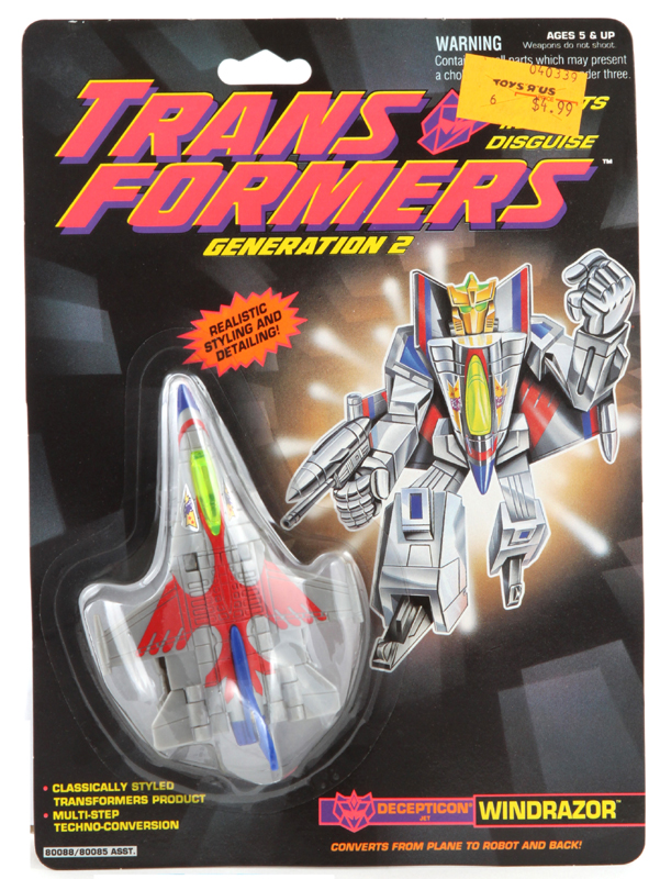 Skyscorchers Windrazor (Transformers, G2, Decepticon) | Transformerland ...