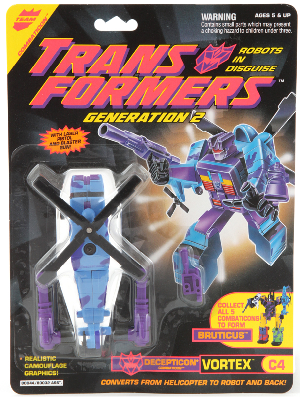 Combaticons (Bruticus, G2) Vortex (C4) (Transformers, G2, Decepticon ...