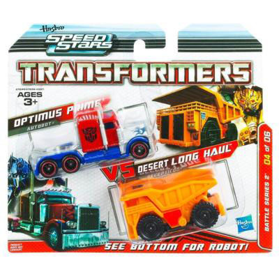 Battle Series 2 Optimus Prime vs. Desert Long Haul (Transformers, Speed ...