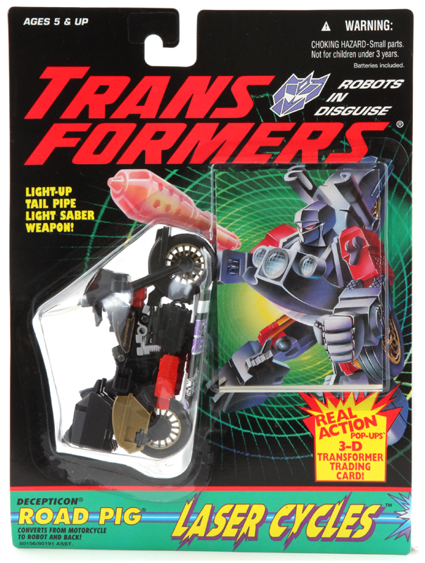 Laser Cycles Road Pig (Transformers, G2, Decepticon) | Transformerland ...