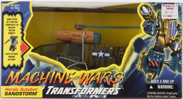 Mega Class Sandstorm (Transformers, Machine Wars, Autobot ...