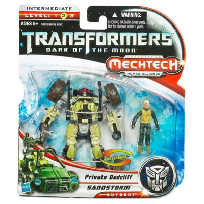 Human Alliance Basic Sandstorm with Private Dedcliff (Transformers ...