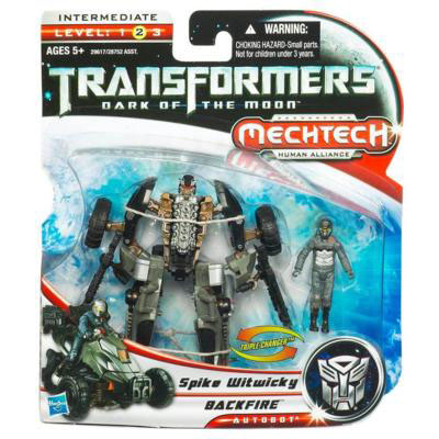 Human Alliance Basic Backfire with Spike Witwicky (Transformers, Movie ...