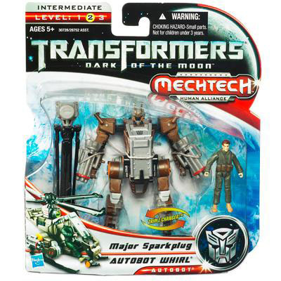 Human Alliance Basic Autobot Whirl with Major Sparkplug (Transformers ...
