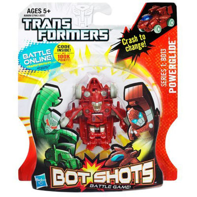 Basic Figures Powerglide (B013) (Transformers, Bot Shots, Autobot ...