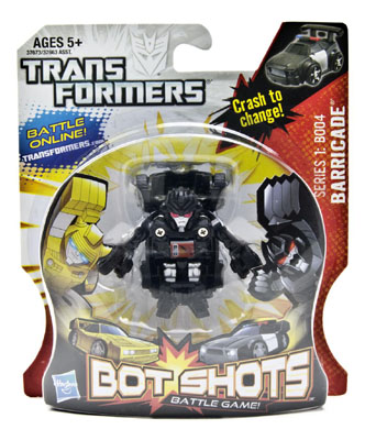 Basic Figures Barricade (B004) (Transformers, Bot Shots, Decepticon ...