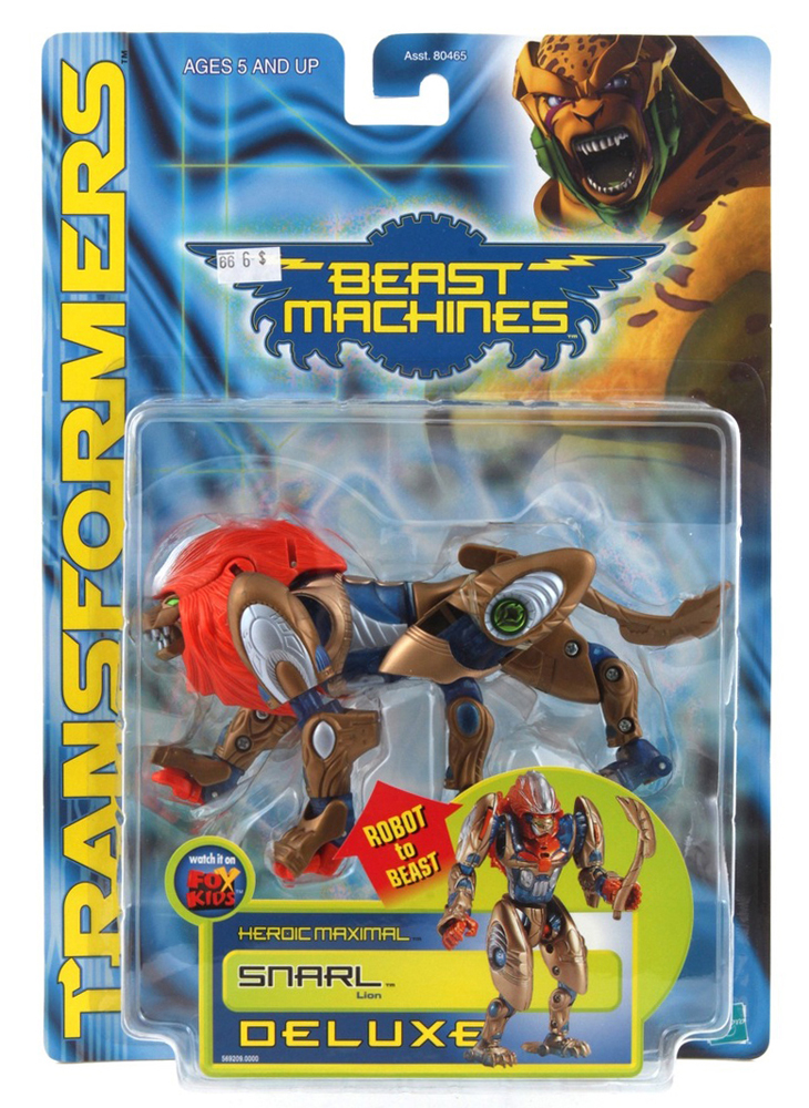 Deluxe Class Snarl (Transformers, Beast Machines, Maximal ...
