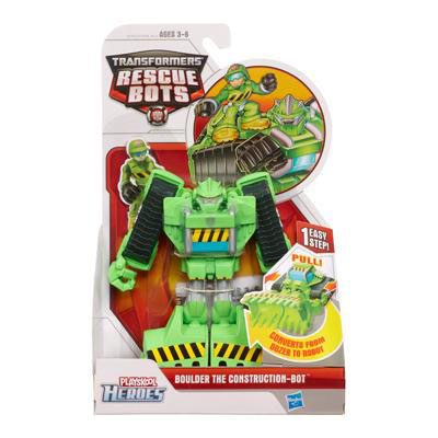 Transformable Rescue Bots Boulder the Construction-Bot (Transformers ...
