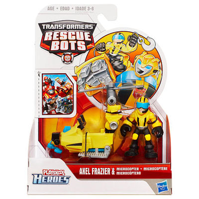 Human Allies Axel Frazier and Microcopter (Transformers, Rescue Bots ...