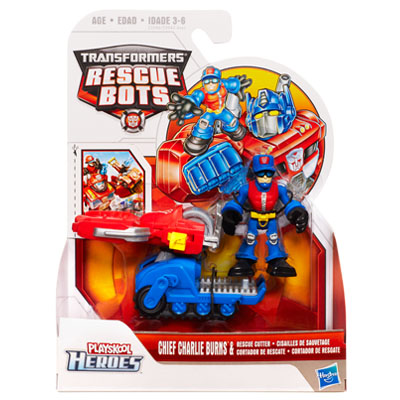 Human Allies Chief Charlie Burns and Rescue Cutter (Transformers ...