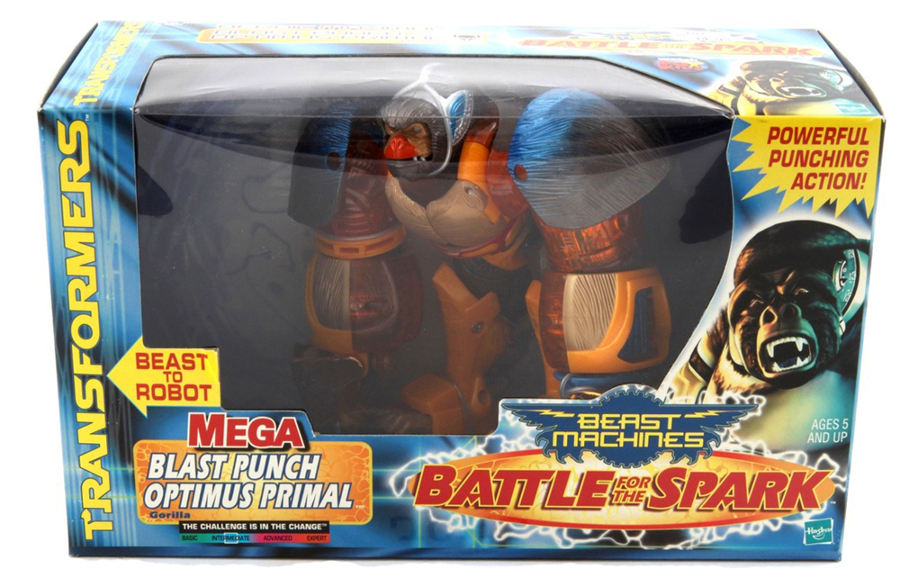 Mega Class Blast Punch Optimus Primal (Transformers, Beast Machines ...