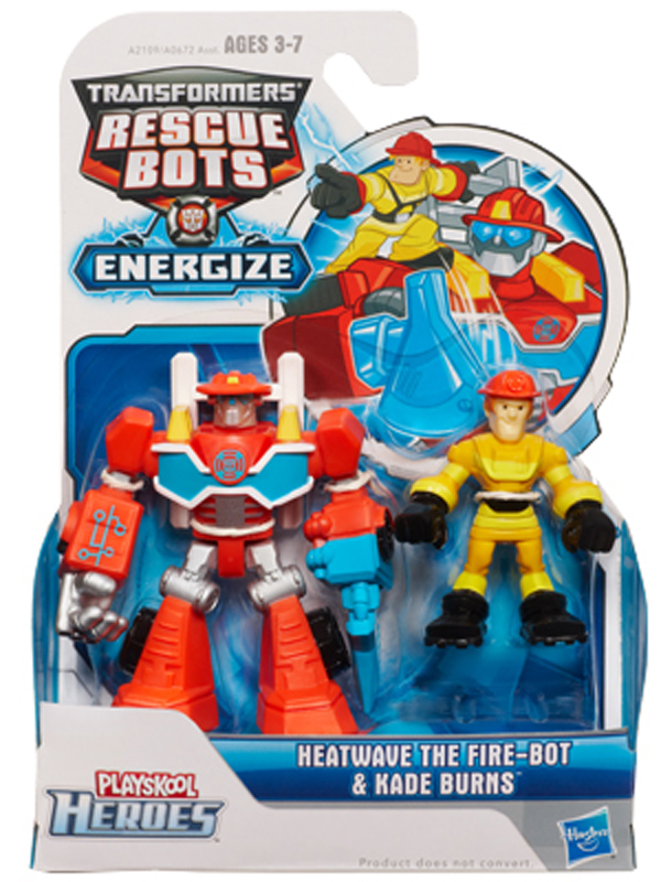 Figure Packs Heatwave the Fire-Bot and Kade Burns (Transformers, Rescue ...