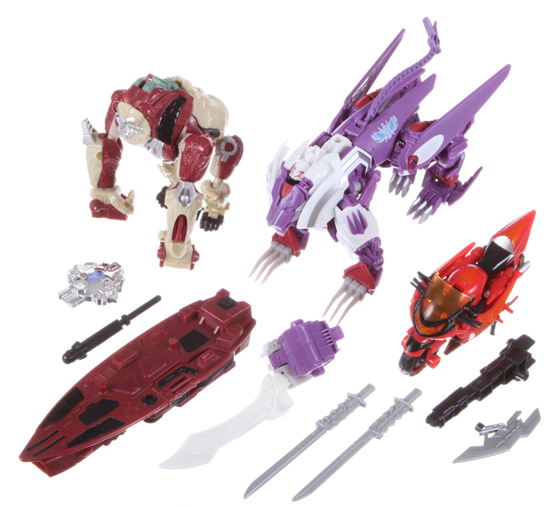 Souvenir Sets Knights Alpha Trizer, Apelinq, Flareup (Transformers ...