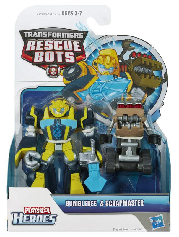 Figure Packs Bumblebee and Scrapmaster (Transformers, Rescue Bots ...