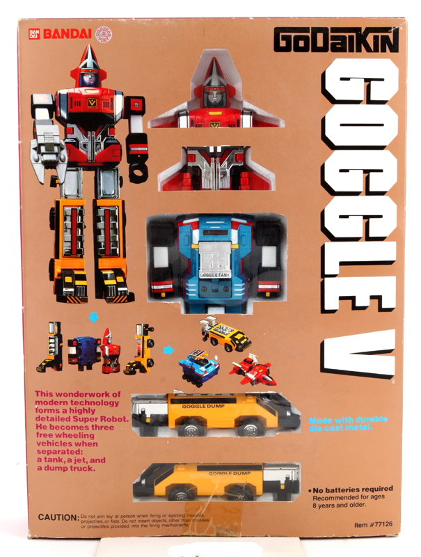 Deluxe (DX) Goggle V (Chogokin, GoDaiKin, Good) | Transformerland.com ...