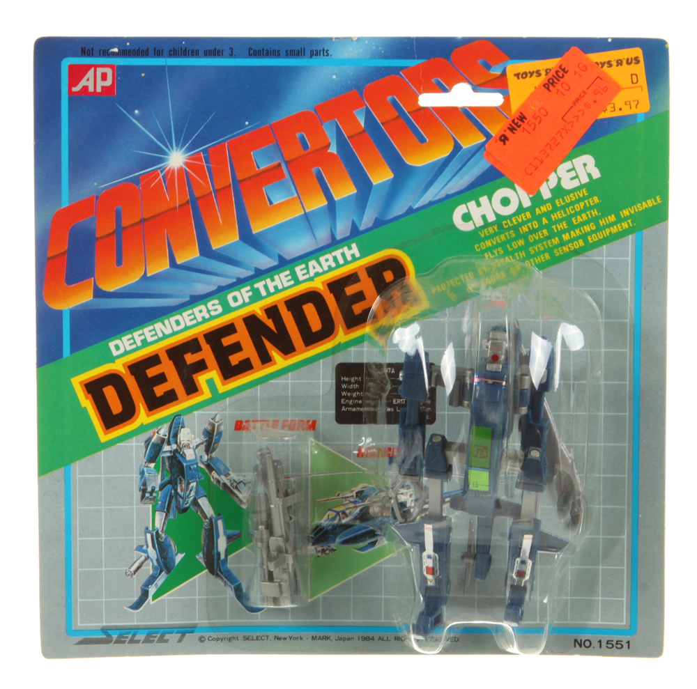 Basic Figures Chopper (Select Convertors, Defender) | Transformerland ...