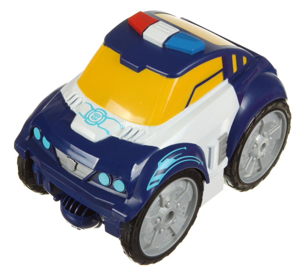 Flip Changers Chase the Police-Bot (Transformers, Rescue Bots, Autobot ...