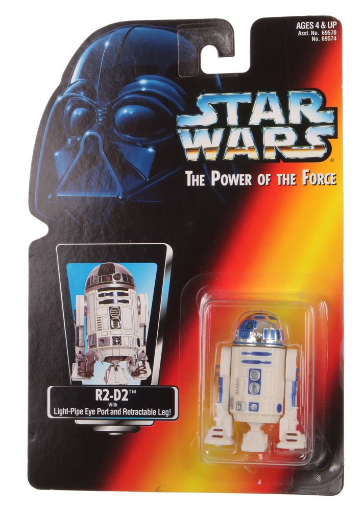 Action Figures R2D2 with Light-Pipe Eye Port and Retractable Leg (Star ...