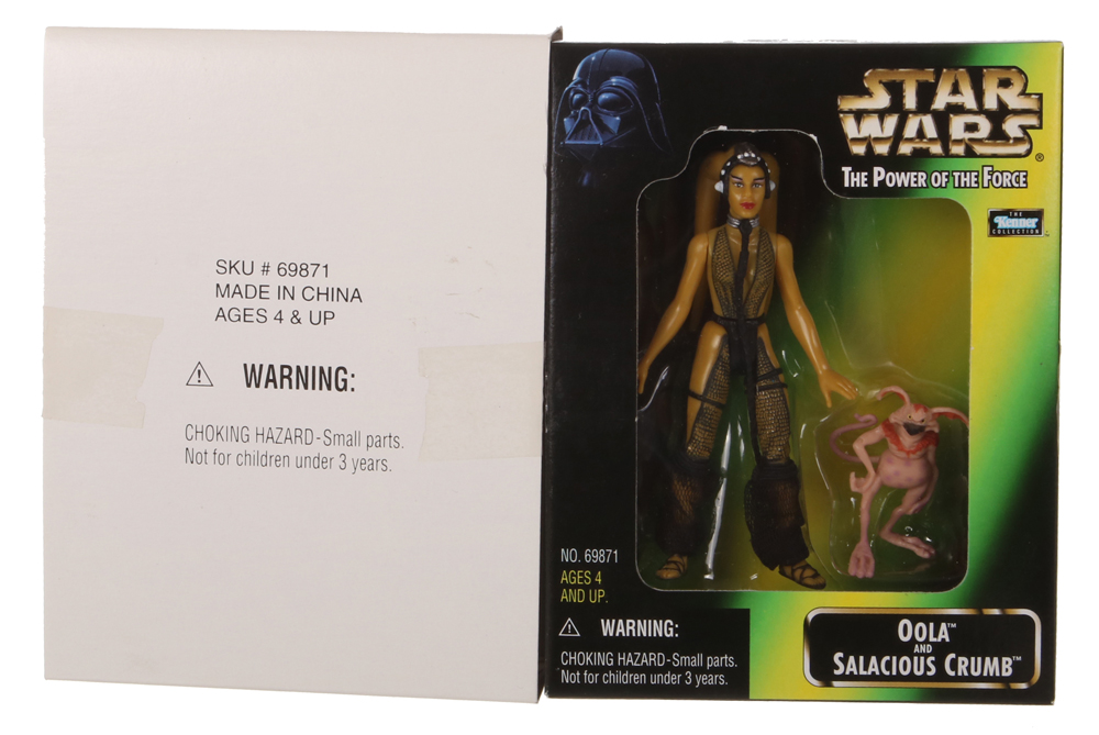 Action Figures Oola and Salacious Crumb (Star Wars, Power of the Force ...