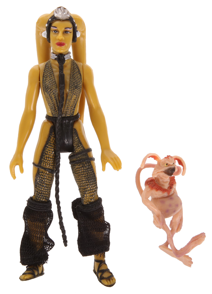 Action Figures Oola and Salacious Crumb (Star Wars, Power of the Force ...