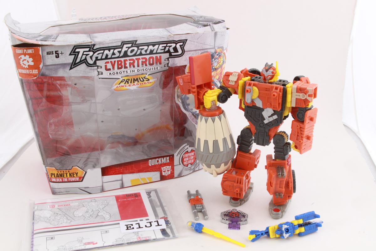 Transformers Cybertron Quickmix with Mini-Con Stripmine Price [Voyager ...