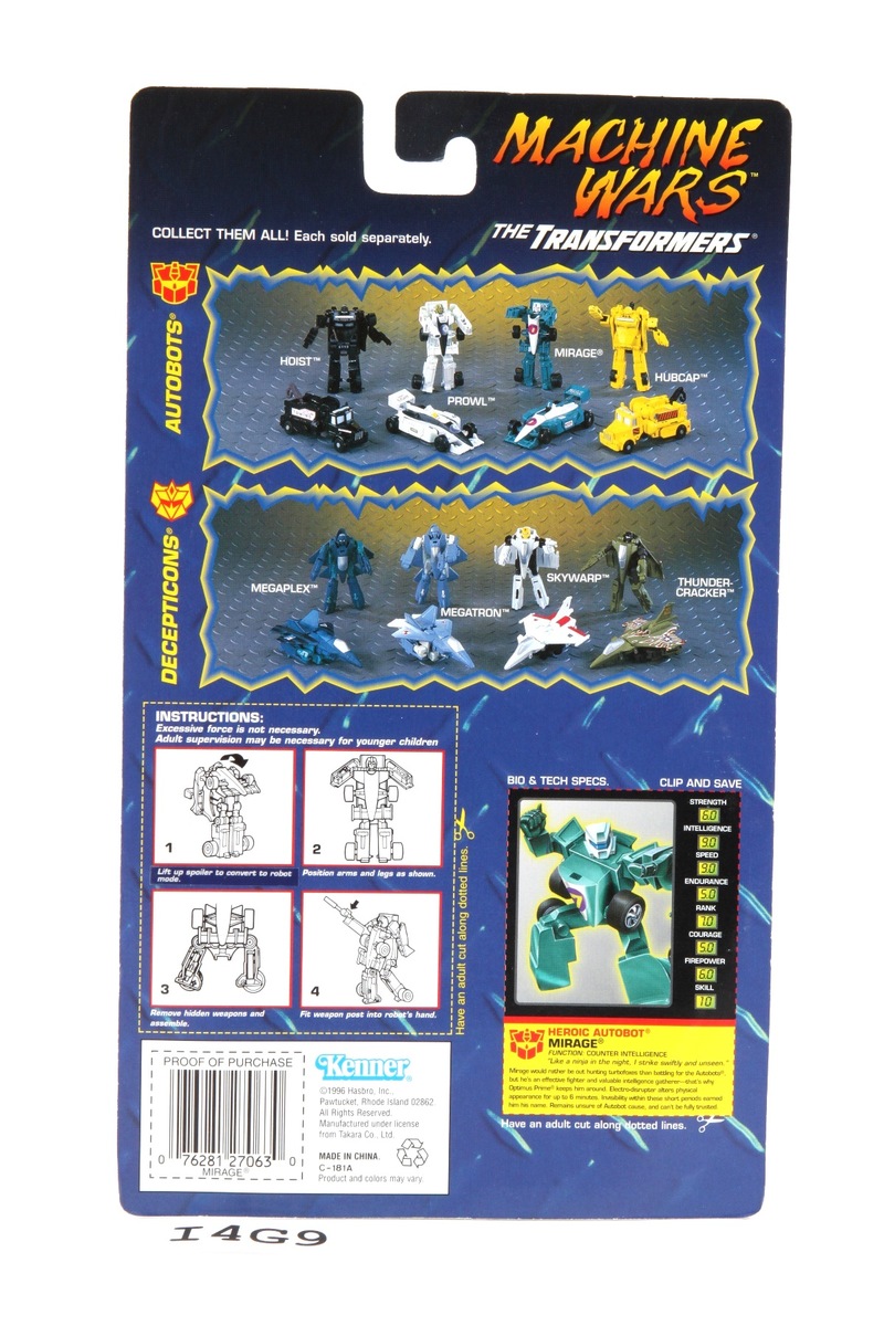 Transformers Machine Wars Mirage Price [Basic Class]