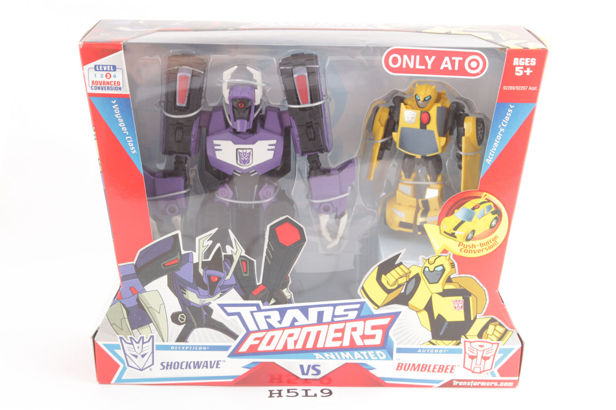 Transformers Animated Shockwave vs Bumblebee (Target) Price [Store ...