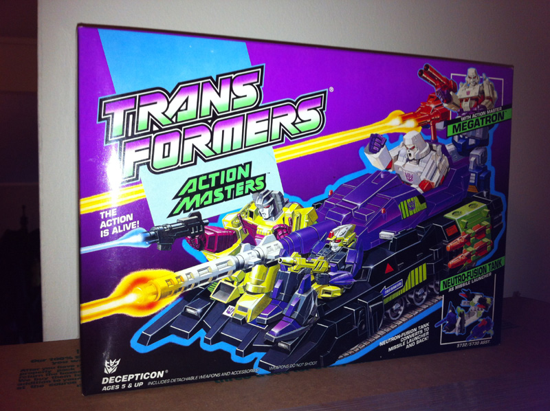 Transformers G1 Neutro-Fusion Tank With Megatron Price [Action Masters]